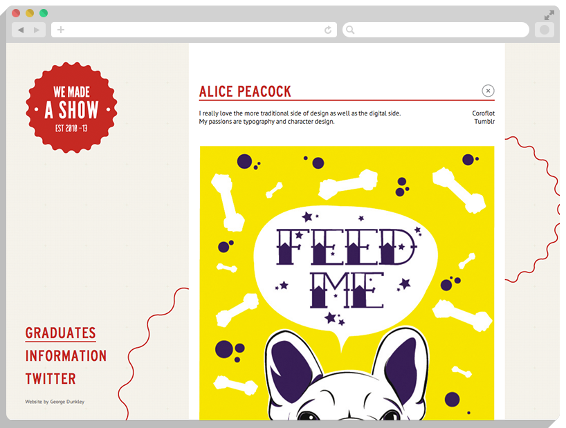 We Made a Show 2013 - Portfolio