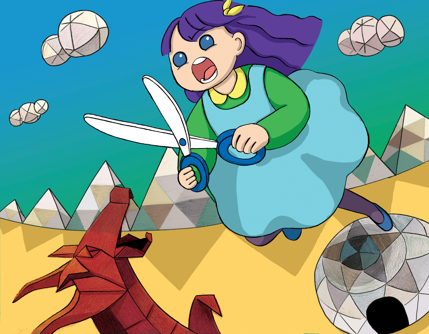 A Girl in Origami World - YouKyungChoi