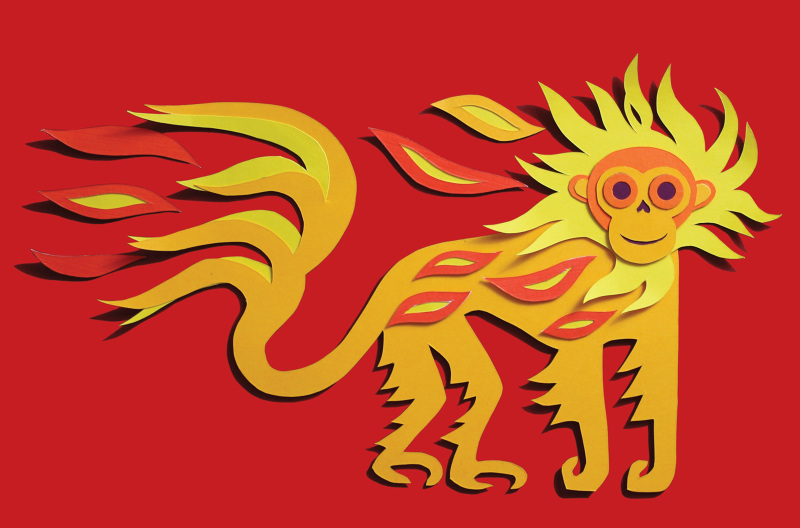 Lunar Year of the Monkey 2016 - Rebecca Sutherland