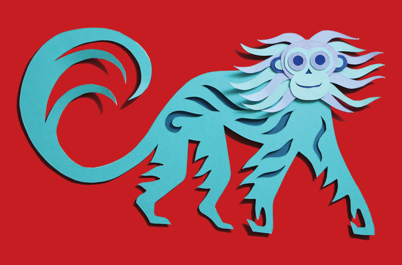 Lunar Year of the Monkey 2016 - Rebecca Sutherland