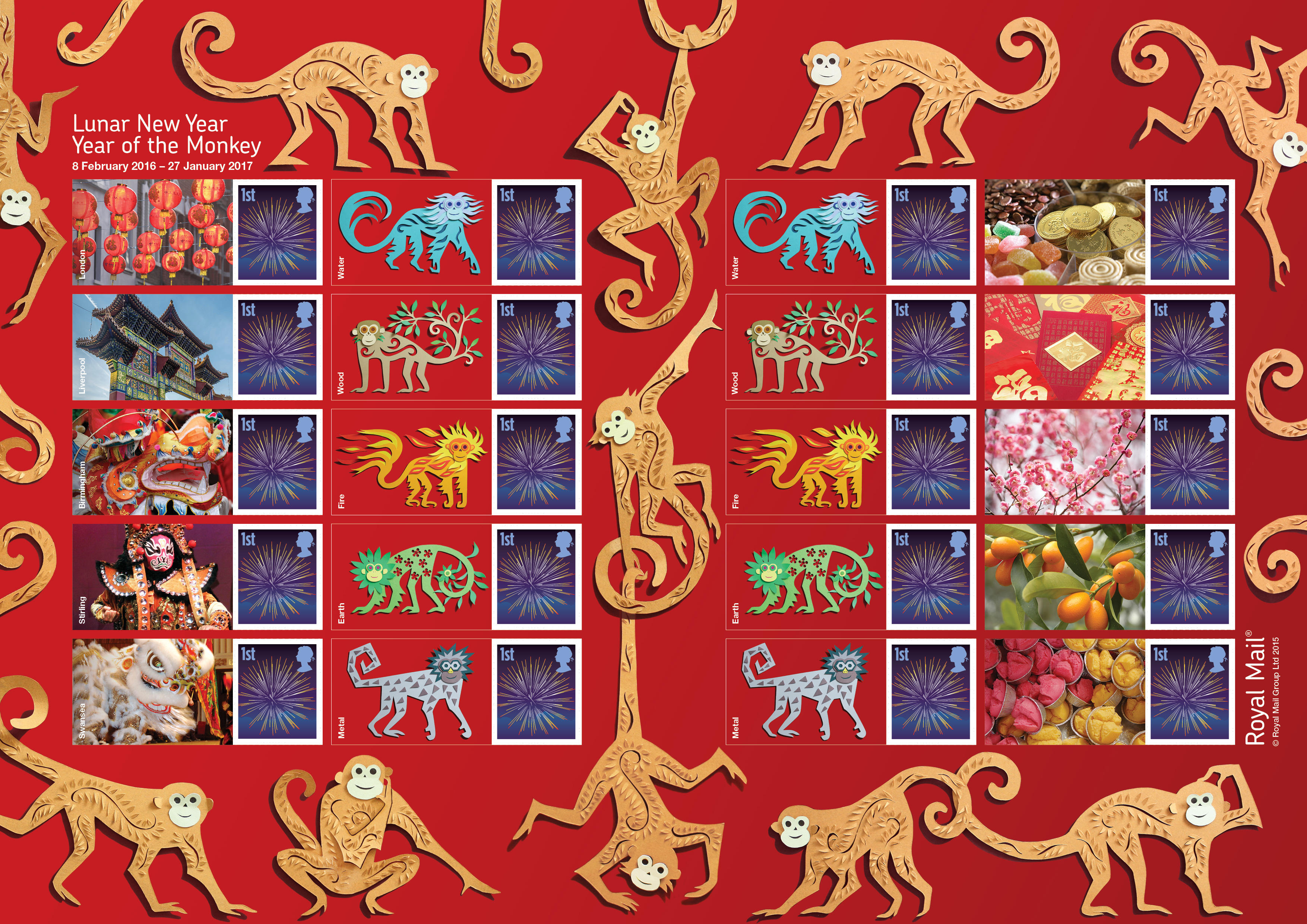 Lunar Year of the Monkey 2016 - Rebecca Sutherland