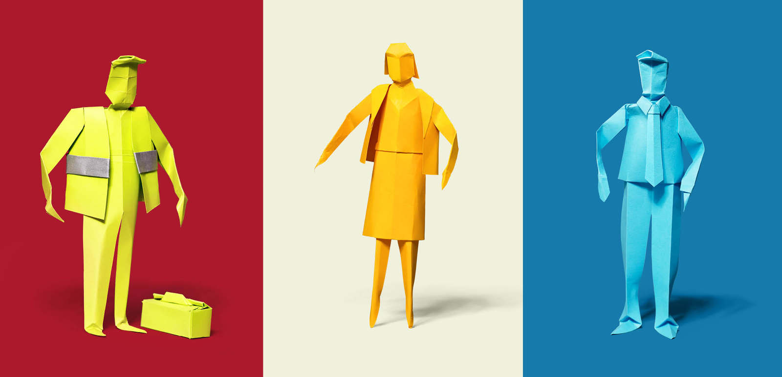 Origami figures - Rebecca Sutherland