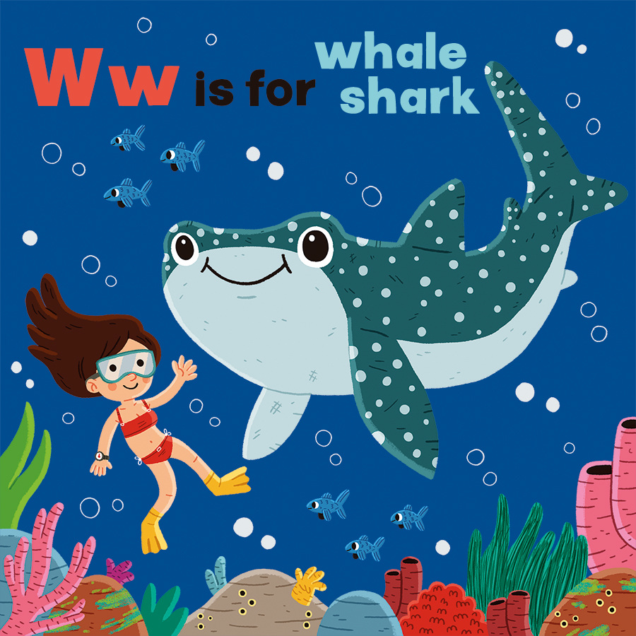 Under the Sea: ABC - SAM RENNOCKS ILLUSTRATION