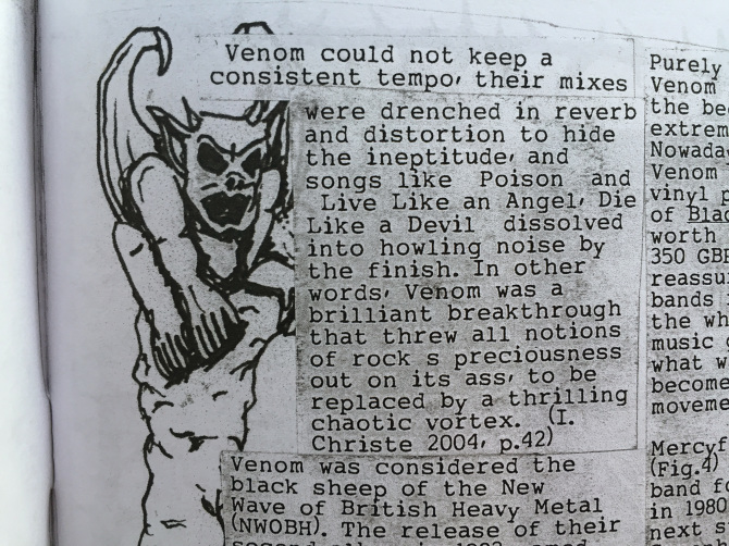 DESIGN: Black Metal fanzine - Leonie Cicirello Design Archive