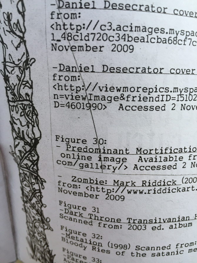 DESIGN: Black Metal fanzine - Leonie Cicirello Design Archive