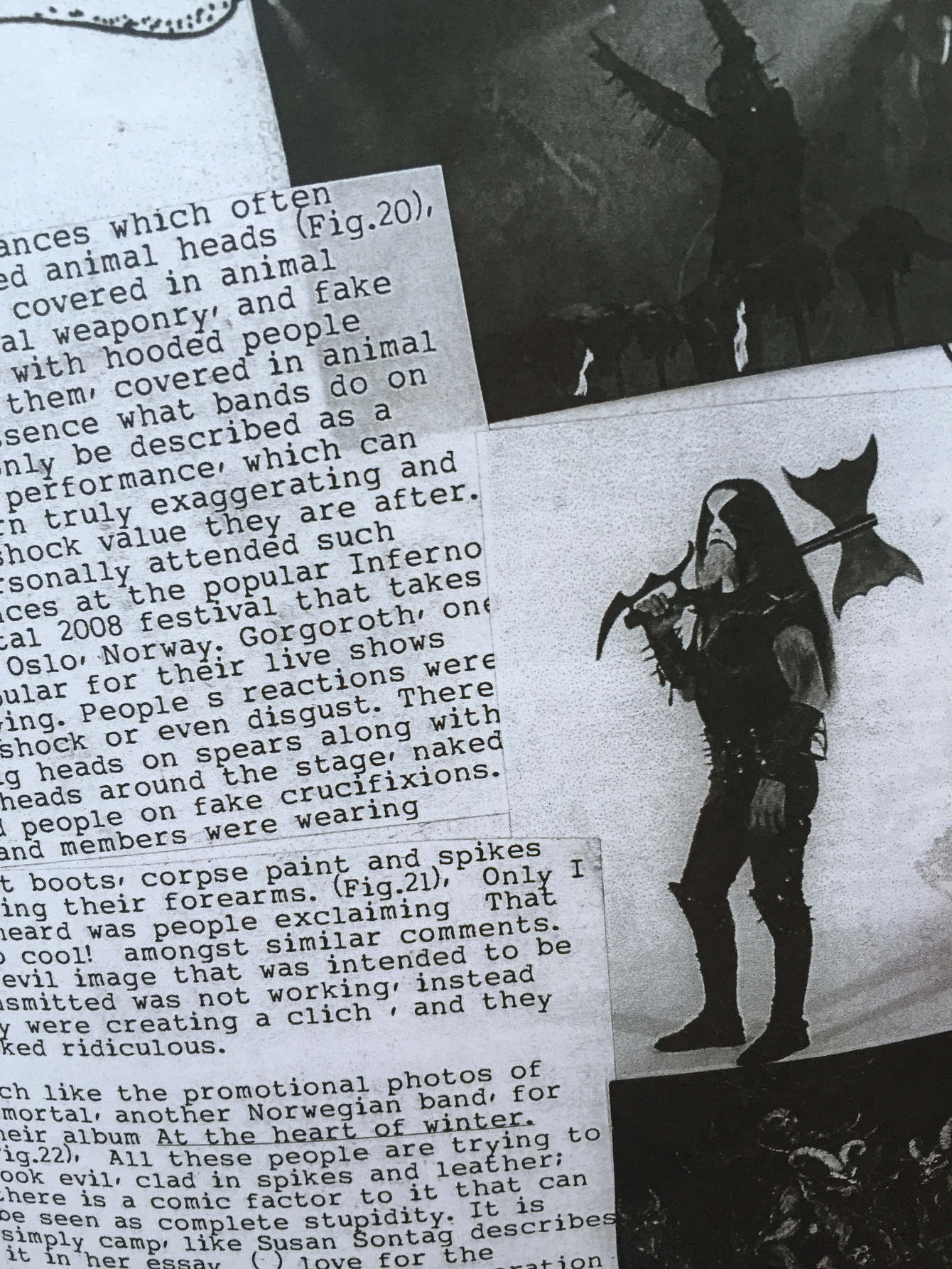 DESIGN: Black Metal fanzine - Leonie Cicirello Design Archive