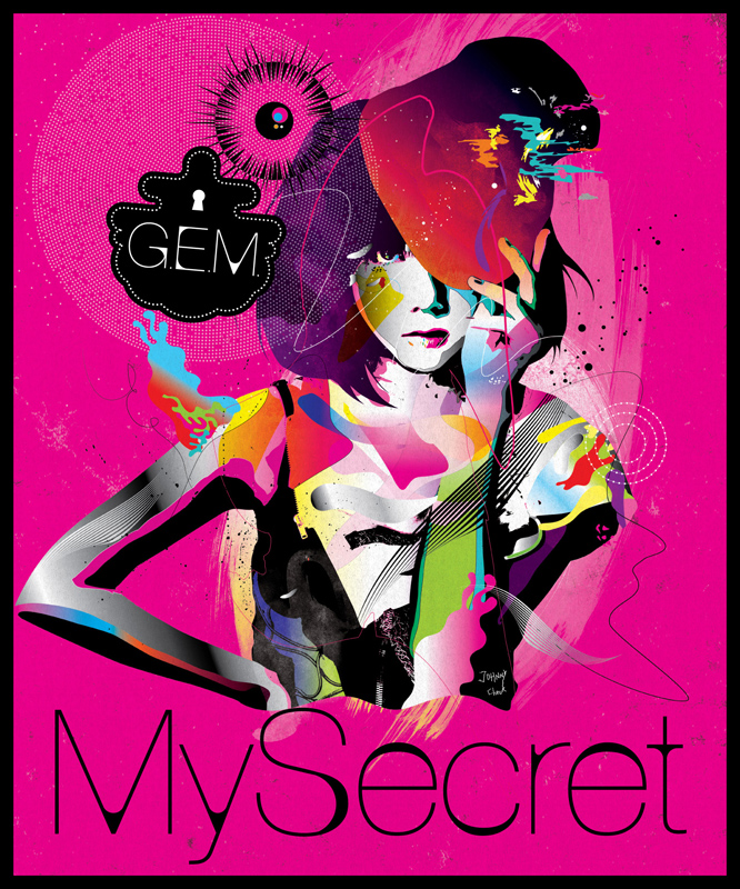 G.E.M. 《MySecret》Album design - Johnny Cheuk