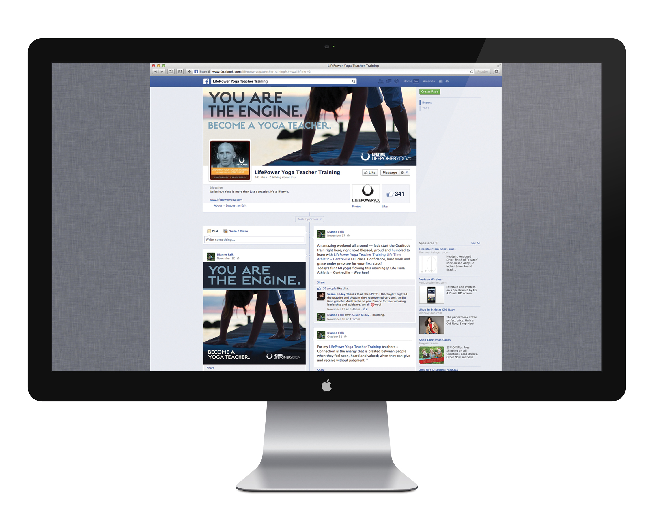 LIFEPOWER YOGA TEACHER TRAINING BRANDING - Amanda Gunderson Design