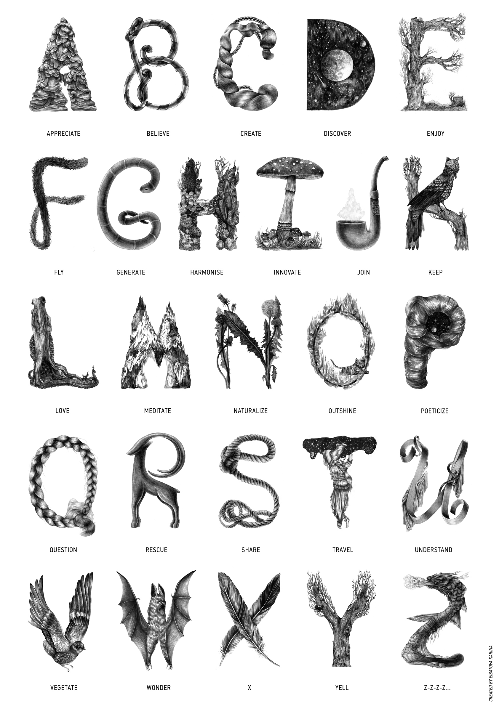 Life in the Alphabet - Karina Eibatova