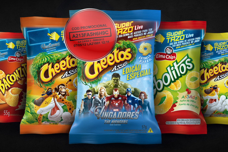 CHEETOS TAZOS AVENGERS - Fernanda Sabaudo