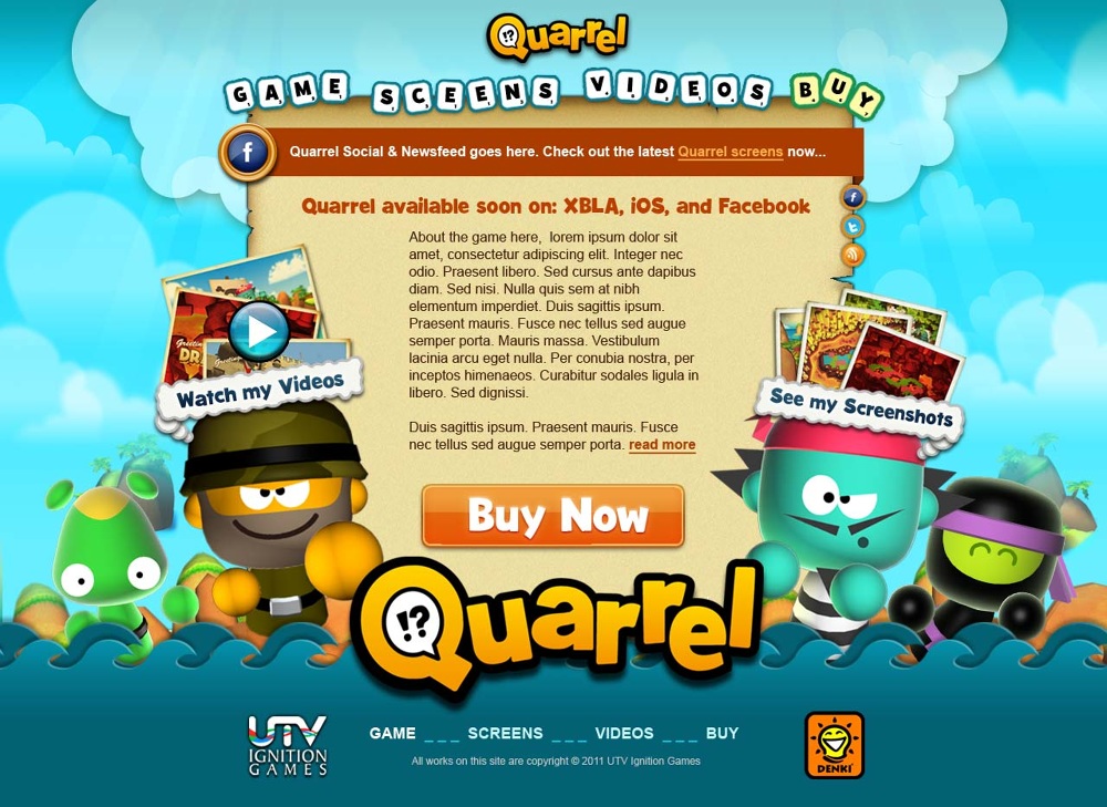 Quarrel Mobile Game - Jerry Philips