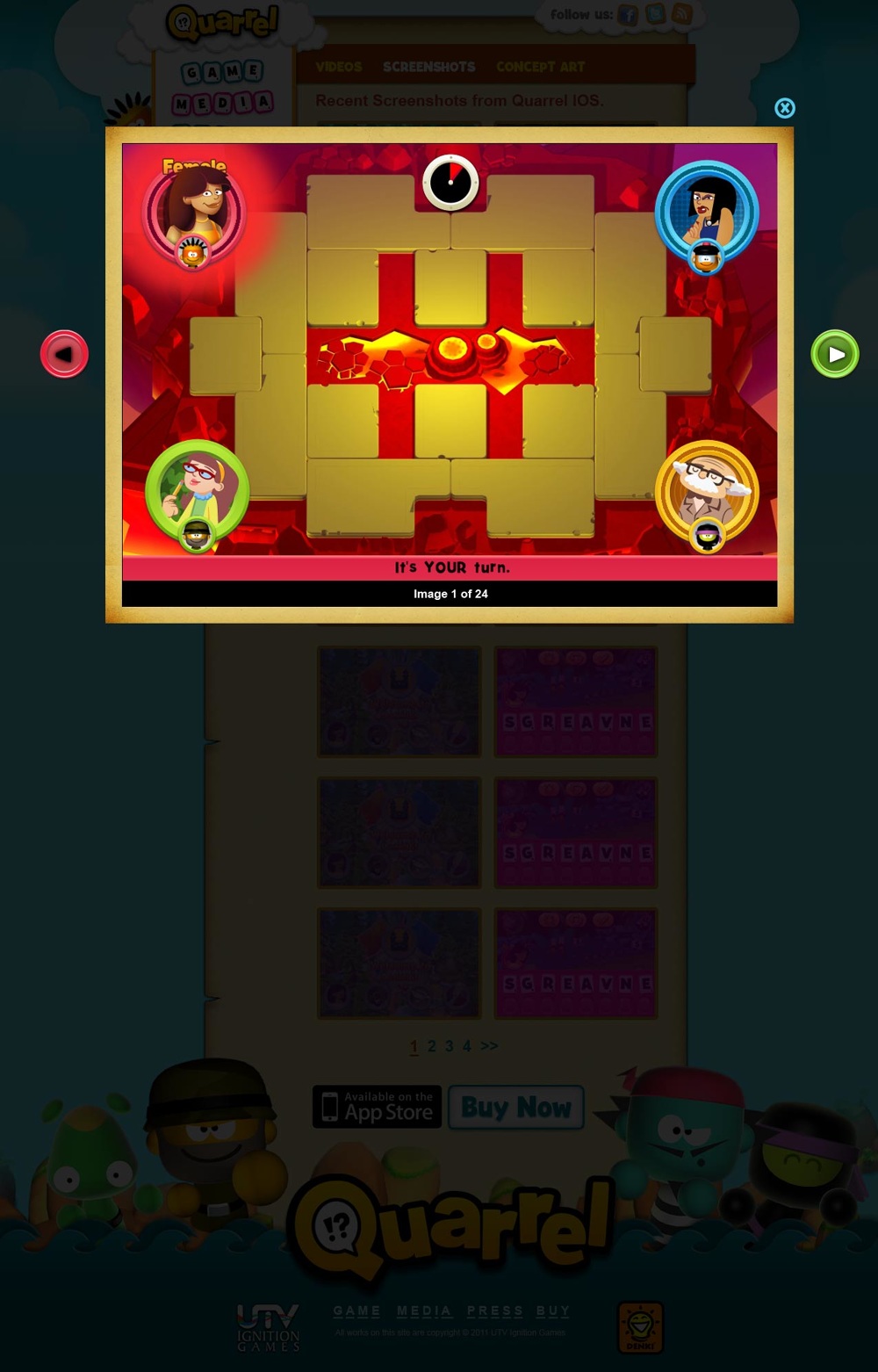 Quarrel Mobile Game - Jerry Philips