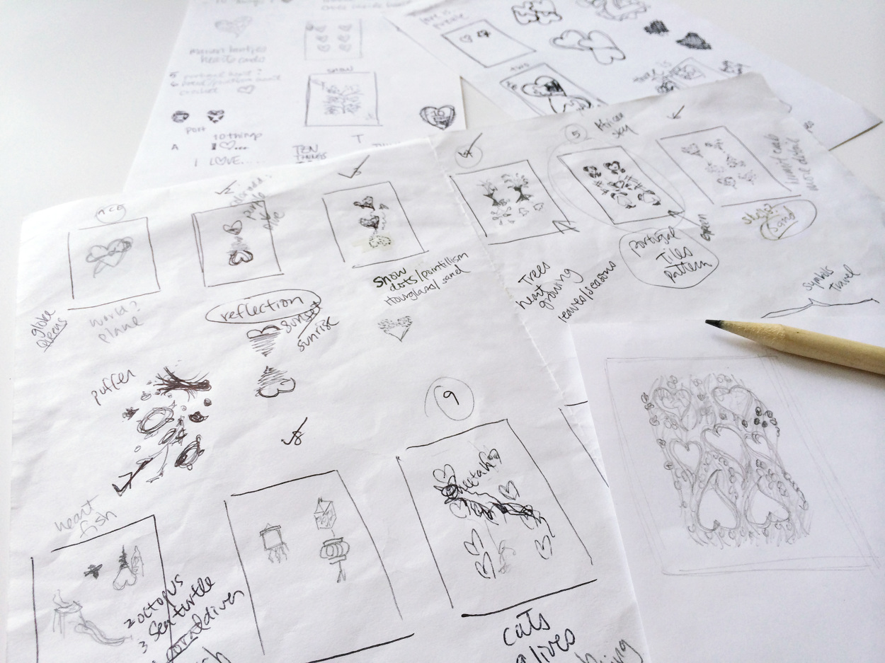 Illustrated Playing Cards - this is karen's work