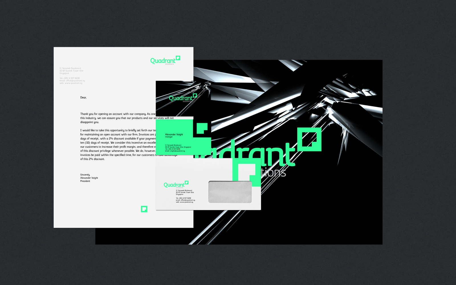 Quadrant solutions - greatmonday - branding and digital design studio ...