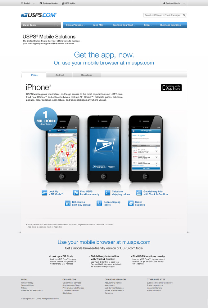 USPS Redesign - Leftsidesix