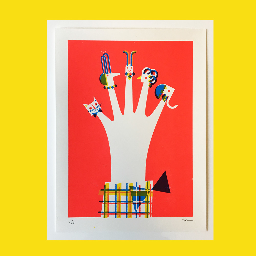 screen prints - Thereza Rowe illustration