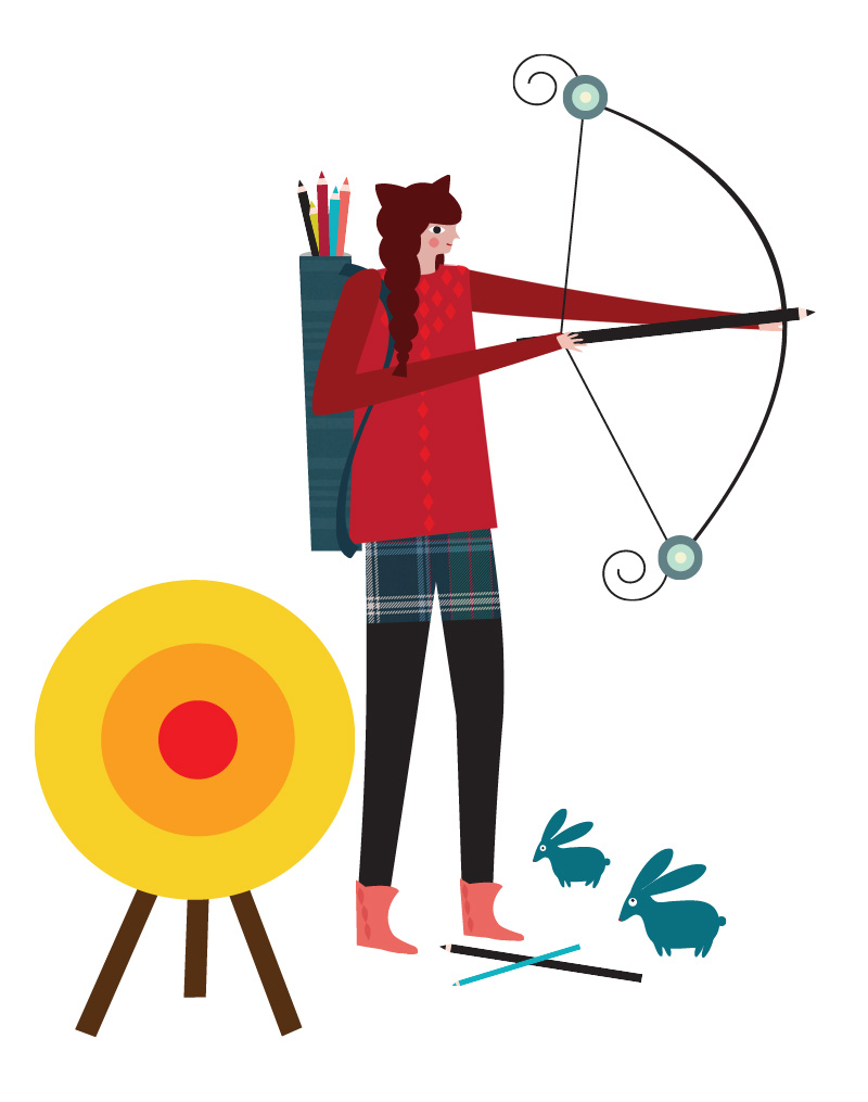 Becoming a successful illustrator - Thereza Rowe illustration