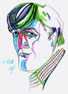 Stephen Fry portrait - Arina Orlova