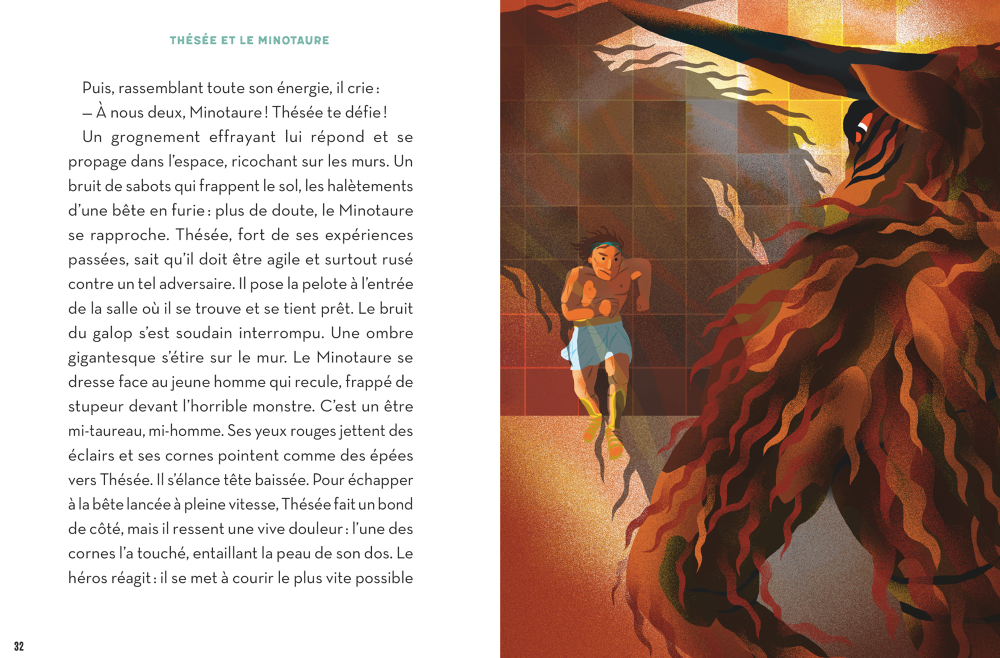 Theseus and the Minotaur - Olivia Sautreuil