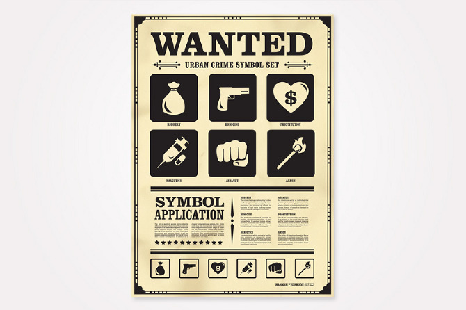 crime iconography