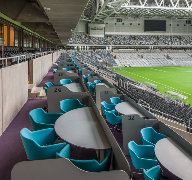 Tele2 Arena - Jason Strong Photography - Architecture and Interiors