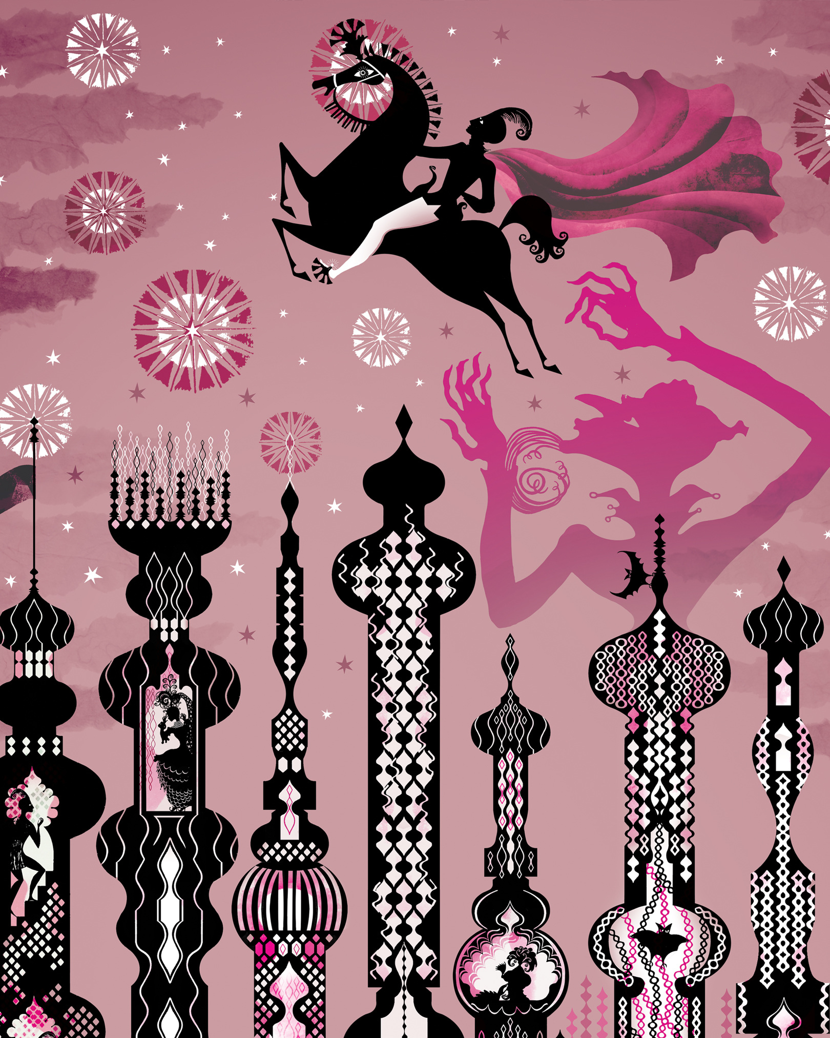 The Adventures of Prince Achmed - Lesley Barnes Illustration