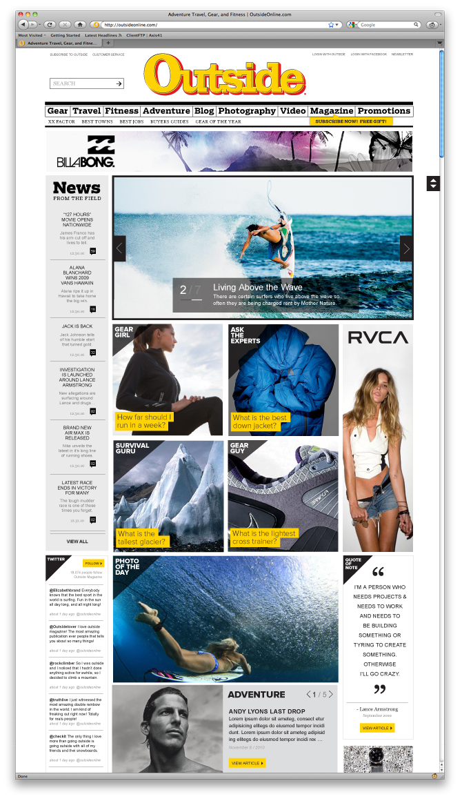 Outside Magazine - BDG