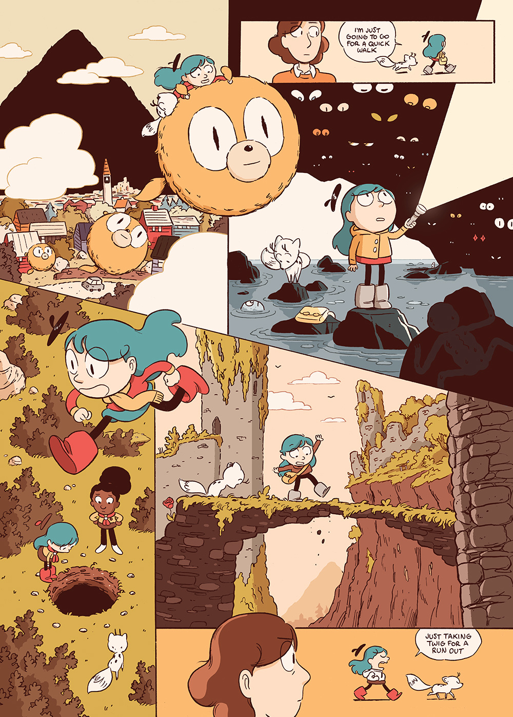 Hilda and The Stone Forest - Luke Pearson - Illustration and Comics