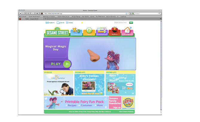 Sesamestreet.org - Hilary Reinis