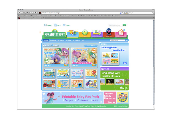 Sesamestreet.org - Hilary Reinis