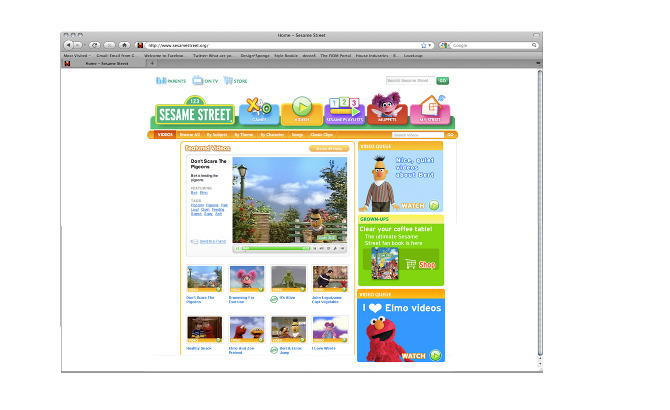 Sesamestreet.org - Hilary Reinis