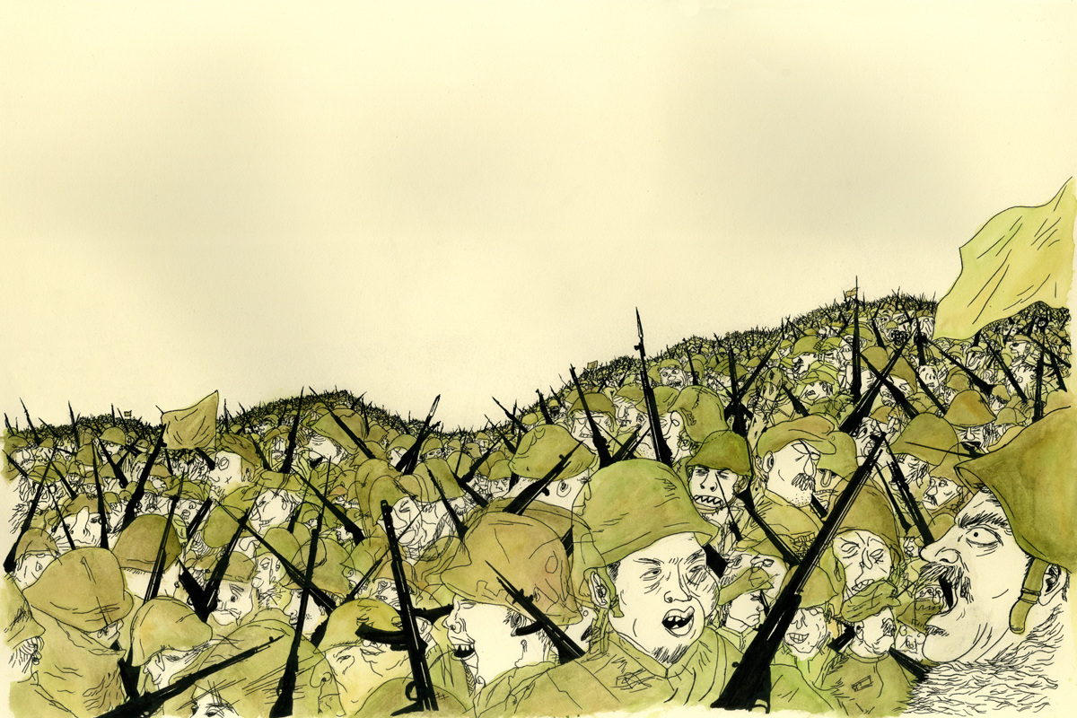 Crowds - Drawings & Things by Jess Worby