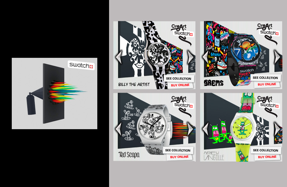 Swatch - Global Campaigns - Graphic Design & Flash Development ...