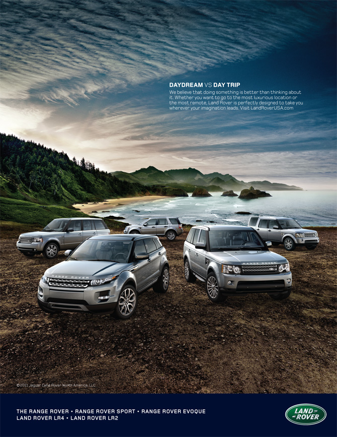 Land Rover CGI Print Ads - elizabeth tervenski