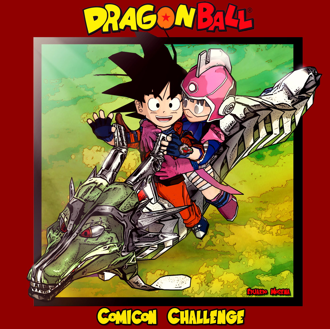 Low Poly Dragon Ball Redesign - Eduardo Mosena - Character Artist