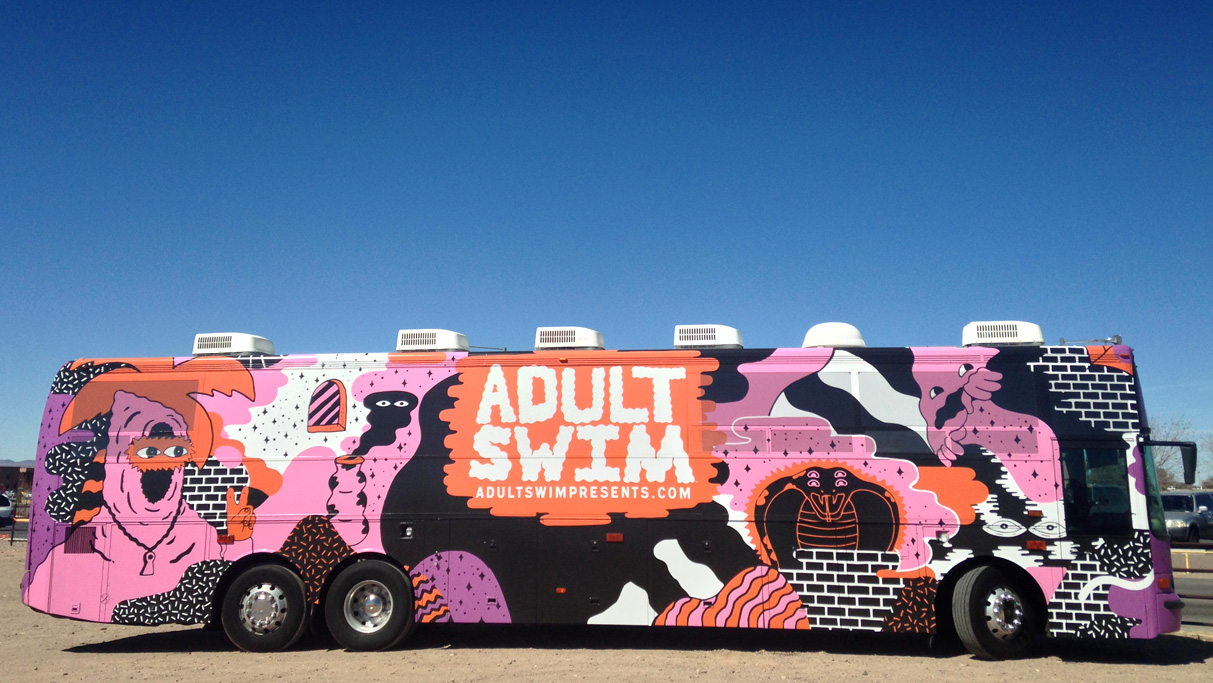 Adult Swim Tour Bus - KEEWEE CLUB