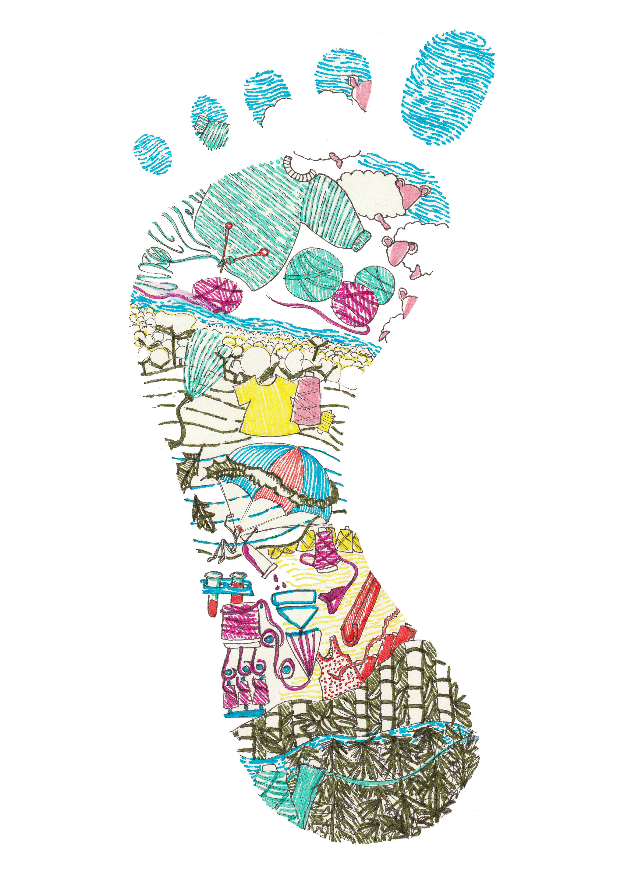 Fashion Footprints Exhibition - ines