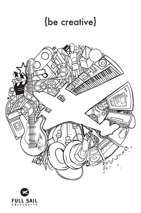 Creative Coloring Sheet - Portfolio of Matthew Murphree
