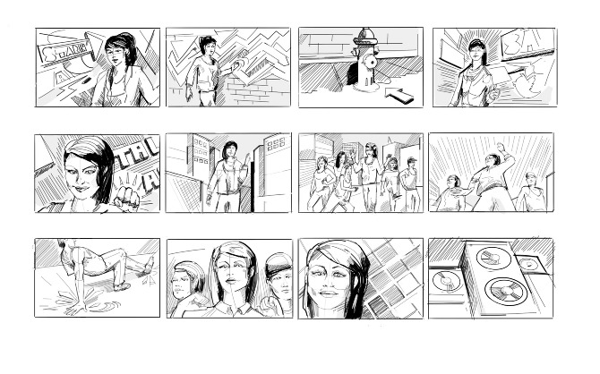 Storyboards - Rob Pybus