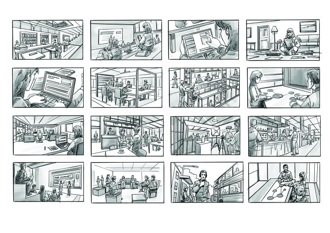 Storyboards - Rob Pybus