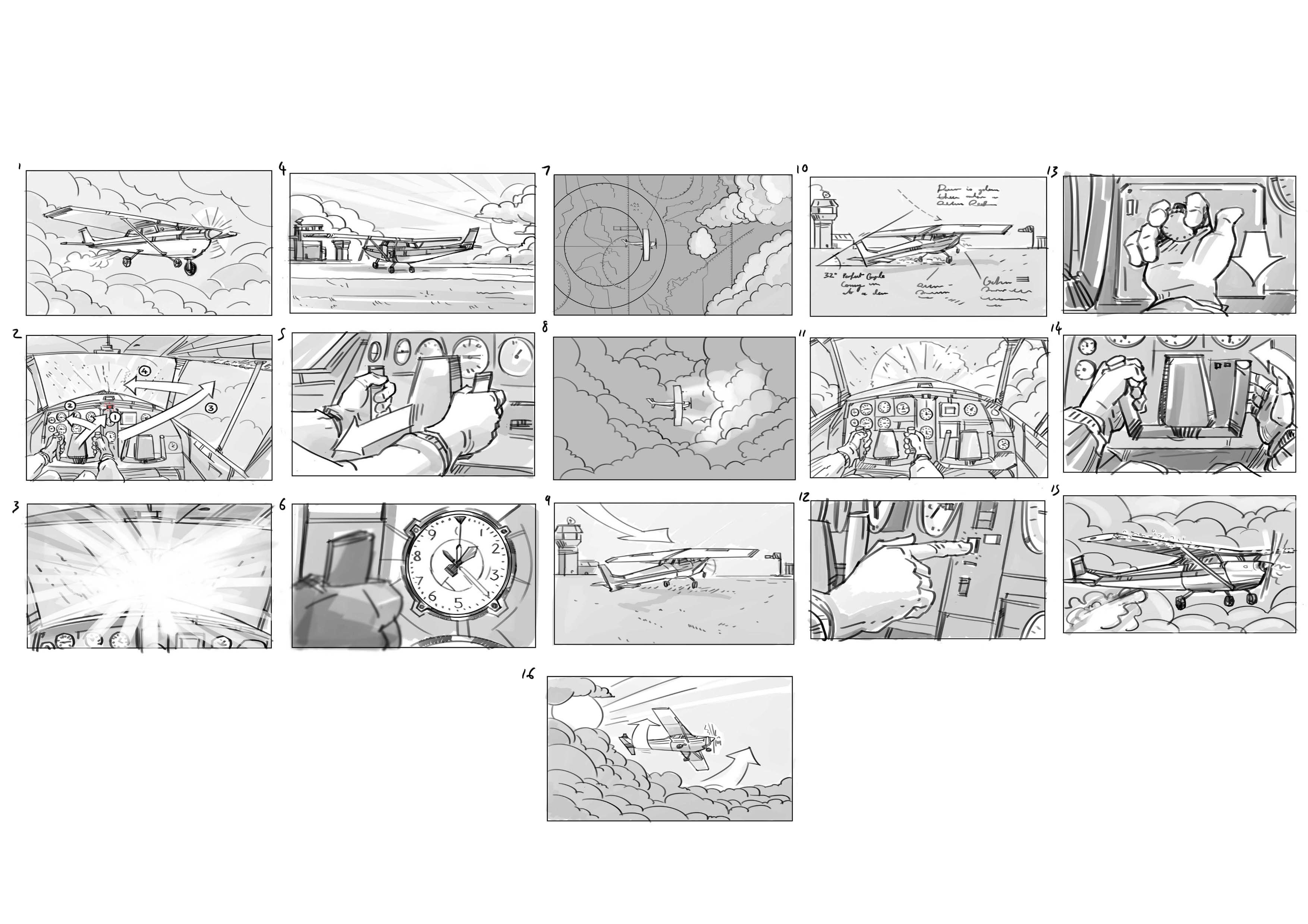 Storyboards - Rob Pybus