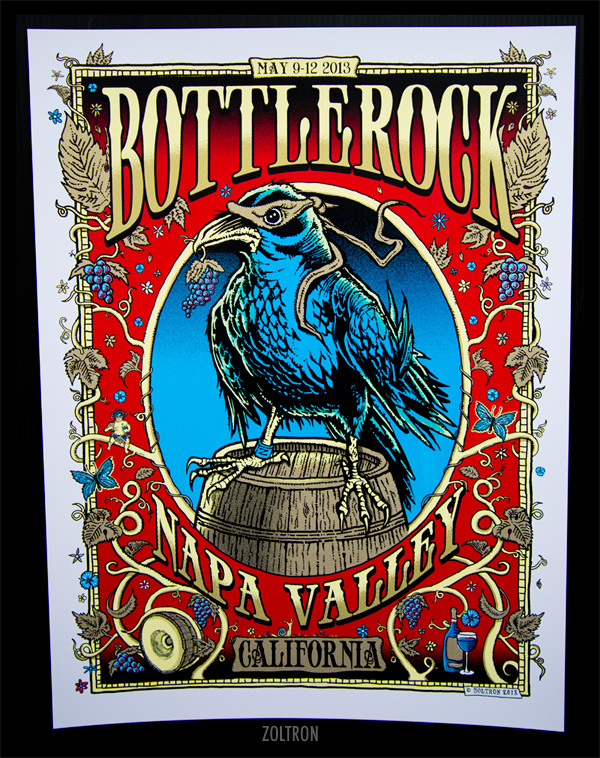 bottlerock poster - zoltron