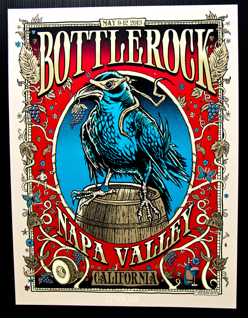 bottlerock poster - zoltron