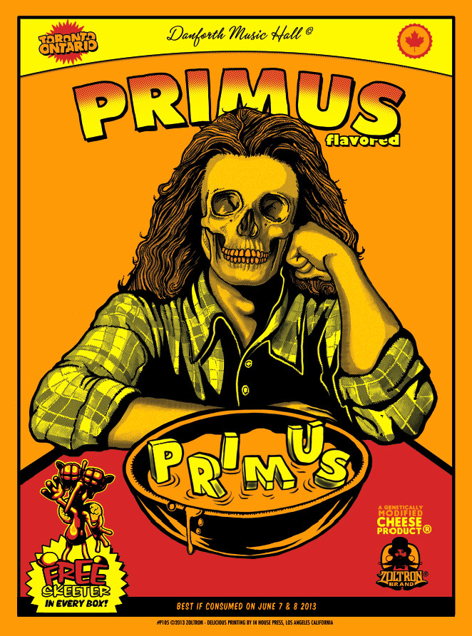 Primus Canada Poster 2013 - zoltron