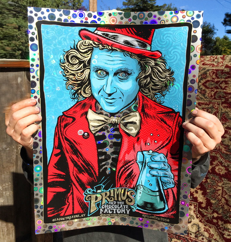 Primus and the Chocolate Factory Halloween Poster 2014 - zoltron