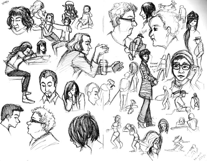 Observational Sketches - Elora Lyda's Portfolio