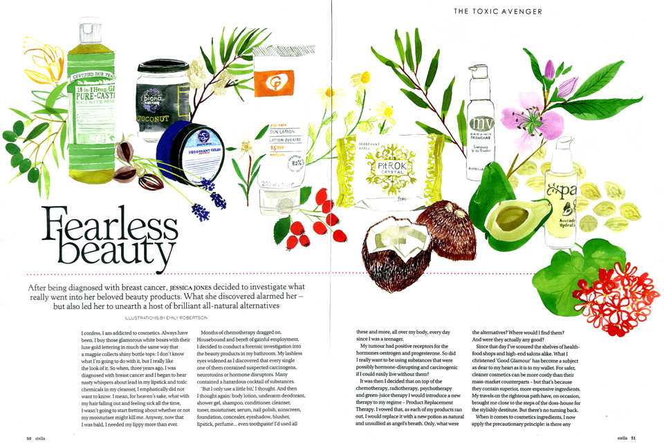 Sunday Telegraph Stella Magazine - Emily Robertson