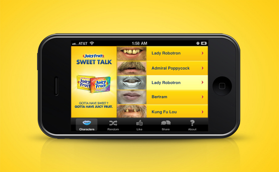 JUICY FRUIT SWEET TALK - Ryan Durr