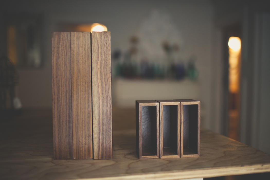 Walnut Portfolio Boxes - Laura Cornman