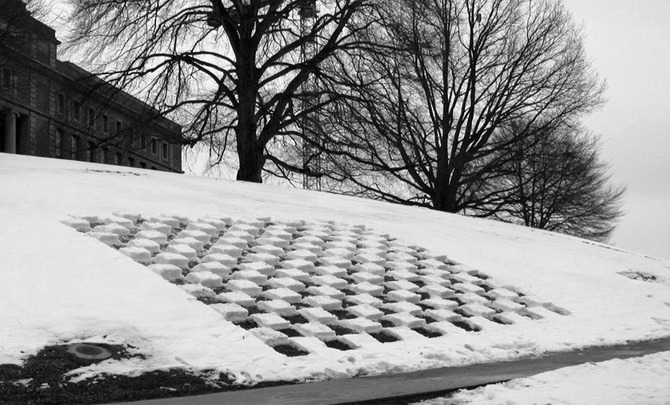 Installation: Snow Grid - Sonny Xu